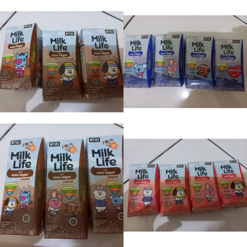 Jual Milk life BT21 | SUSU MILK LIFE| MILK LIFE| BT21 | Shopee Indonesia