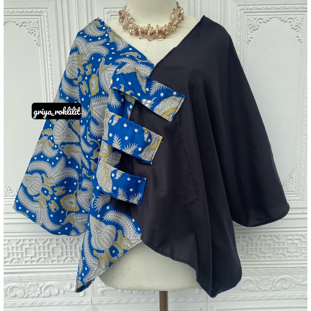 Jual SET KEBAYA CROP TOP ETNIK BATIK LURIK MODEL OVER SIZE PREMIUM TERMURAH | Shopee Indonesia