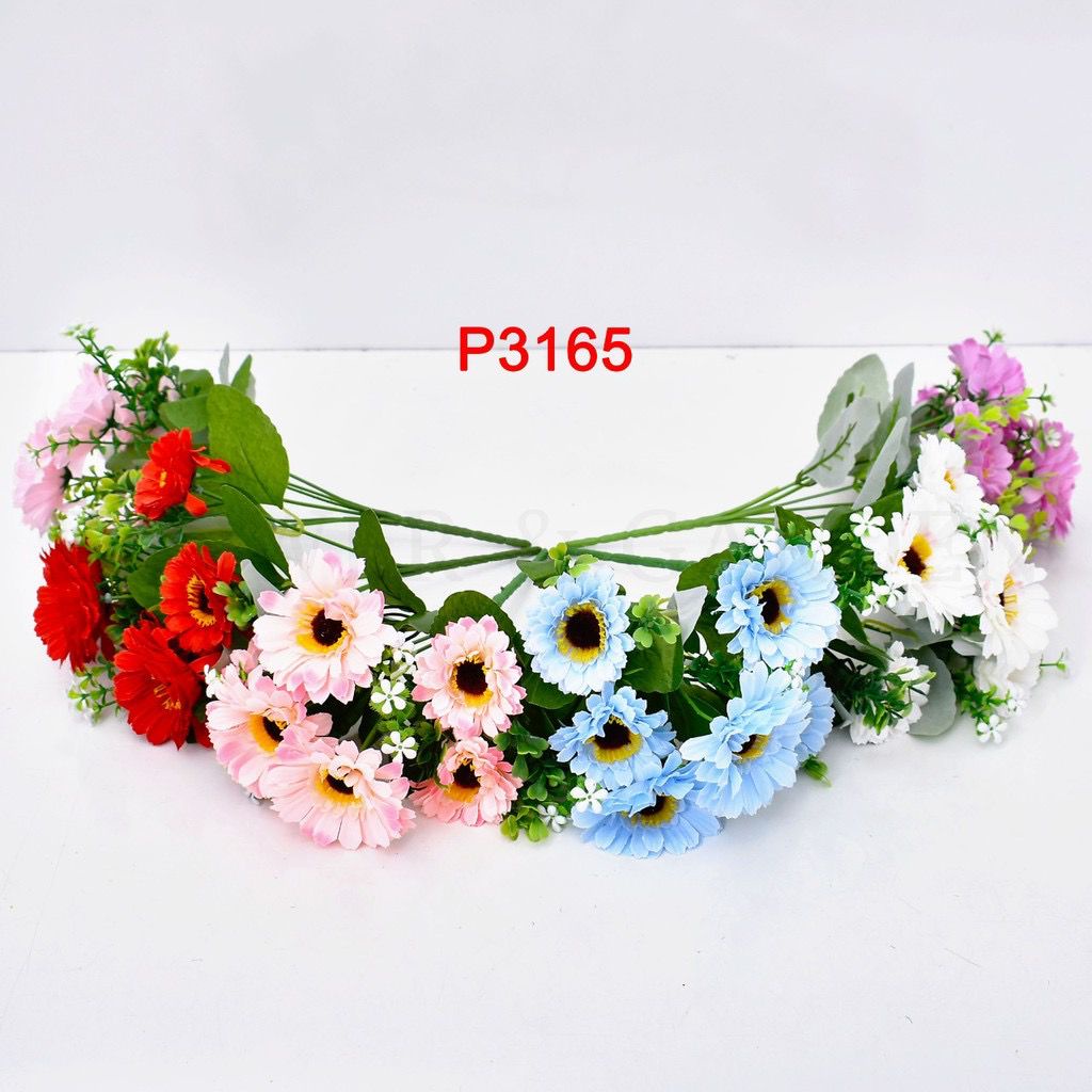 Jual bunga krisan palsu bunga gerbera artificial bunga palsu l bunga ...