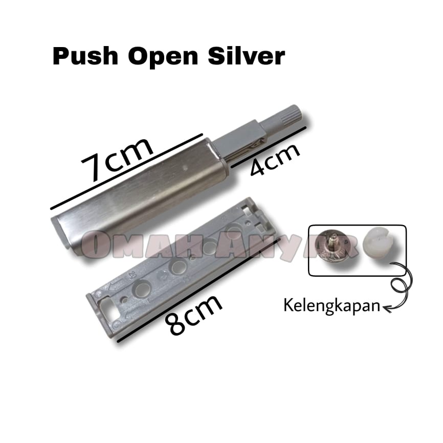 Jual Push Open Tip On Huben Magnet Untuk Lemari Kayu Minimalis SS ...