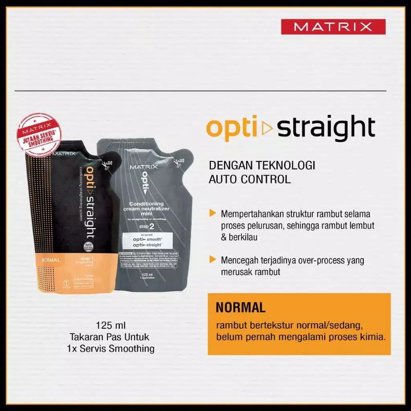 Jual Matrix opti straight/Obat smothing/obat smothing Matrix 125ml/obat ...