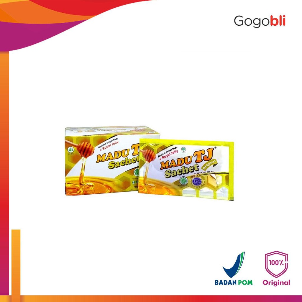 Jual Madu TJ Sachet Original (12 Sachet @ 20gr) | Shopee Indonesia