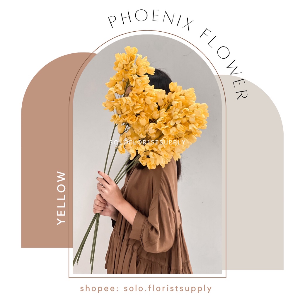 Jual [CAS] PHOENIX FLOWER Artificial / Premium Delphinium Artificial ...
