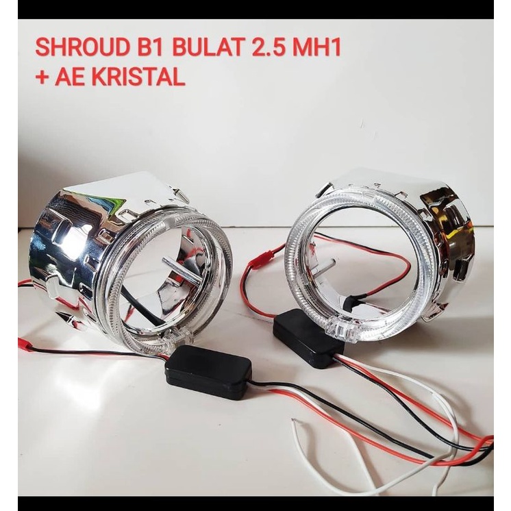 Jual Shroud B1 2.5inch Bulat Angel Eye Kristal Halo Ring SATUAN ...