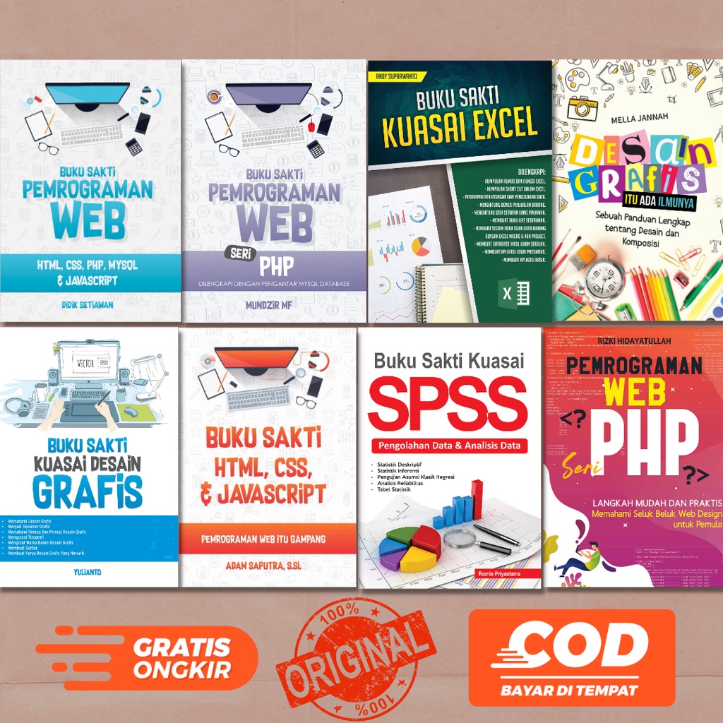 Jual Buku Sakti Pemrograman WEB - Buku Sakti Kuasai Desain Grafis ... Jual Buku Sakti Pemrograman WEB - Buku Sakti Kuasai Desain Grafis ...