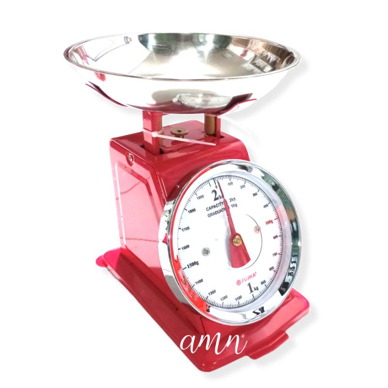 Jual Timbangan Fujika 5kg / Besi Stainless Jarum Analog Manual Duduk ...
