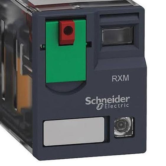 Jual SCHNEIDER RELAY PLUG IN 2CO 12A DENGAN LED 24VDC RXM2AB2BD ...