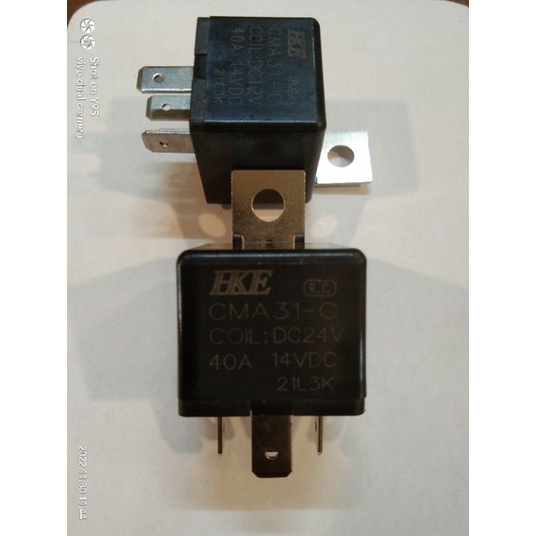 Jual Relay HKE DC 24V 40A Relay 5pin Jual per/5pcs Relay Klakson Mobil ...