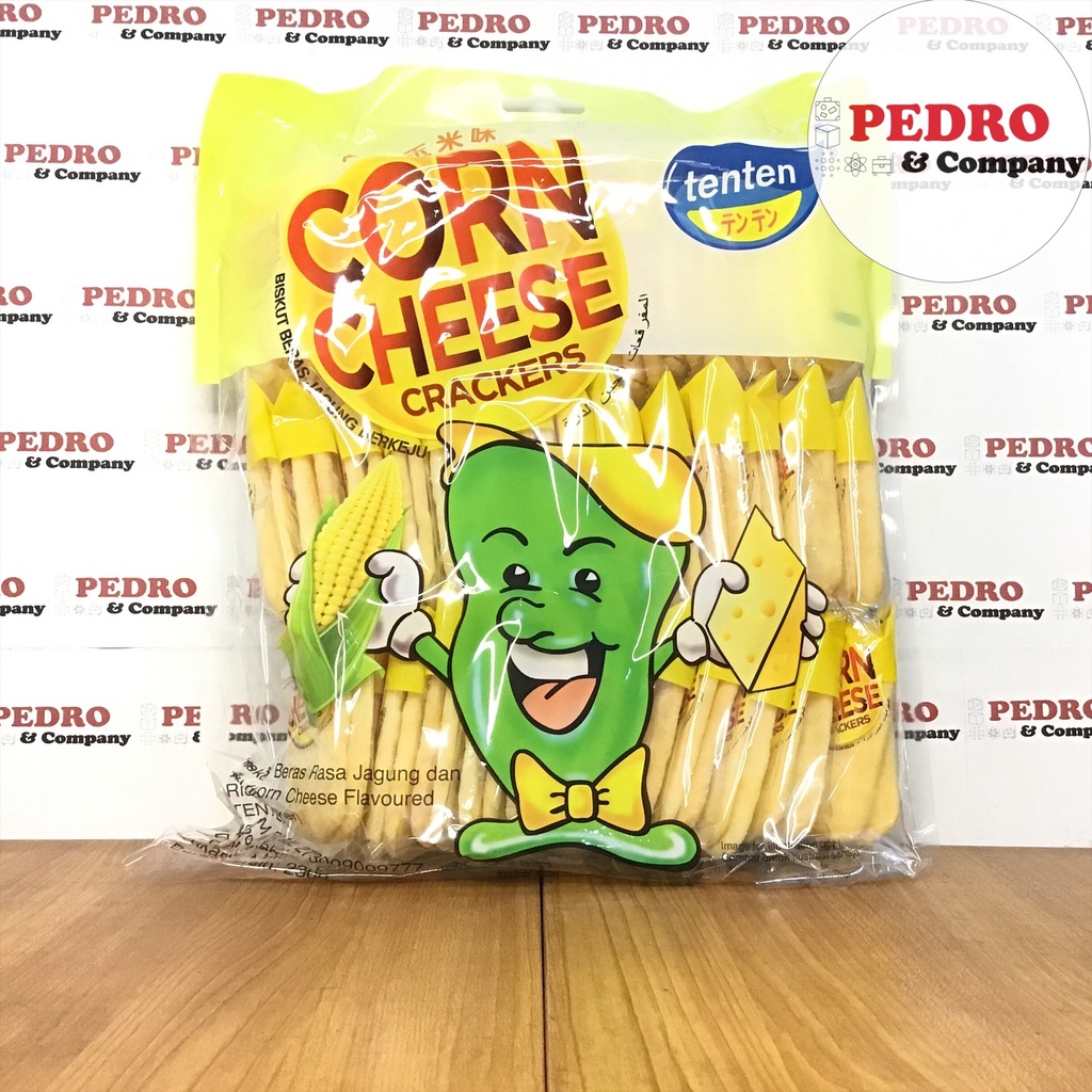Jual Tenten corn cheese crackers 230 gr - biskuit beras jagung keju ...