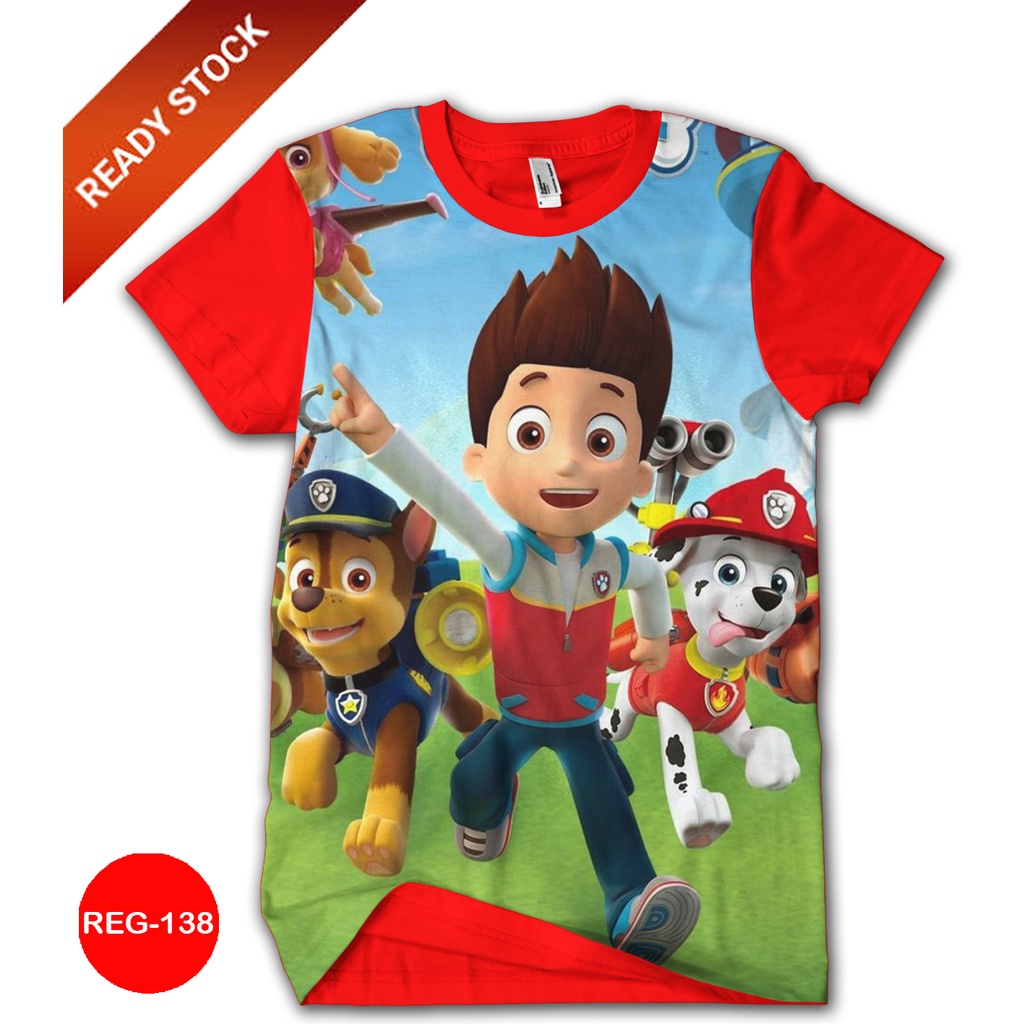 Jual Baju PAW Patrol Mighty Pups Baju Anak dan Dewasa Paw Patrol Series ...