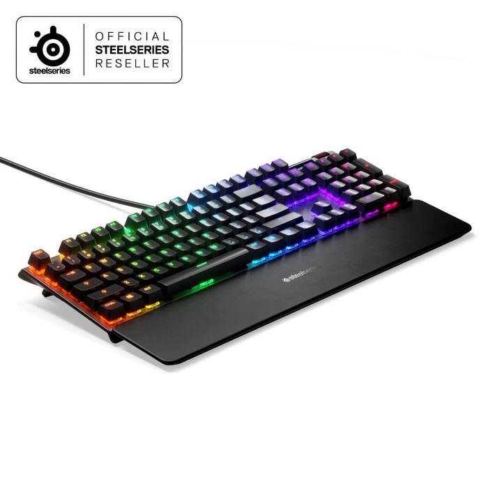 Jual Steelseries Apex 7 Fullsize Mechanical Keyboard Gaming RGB Blue ...