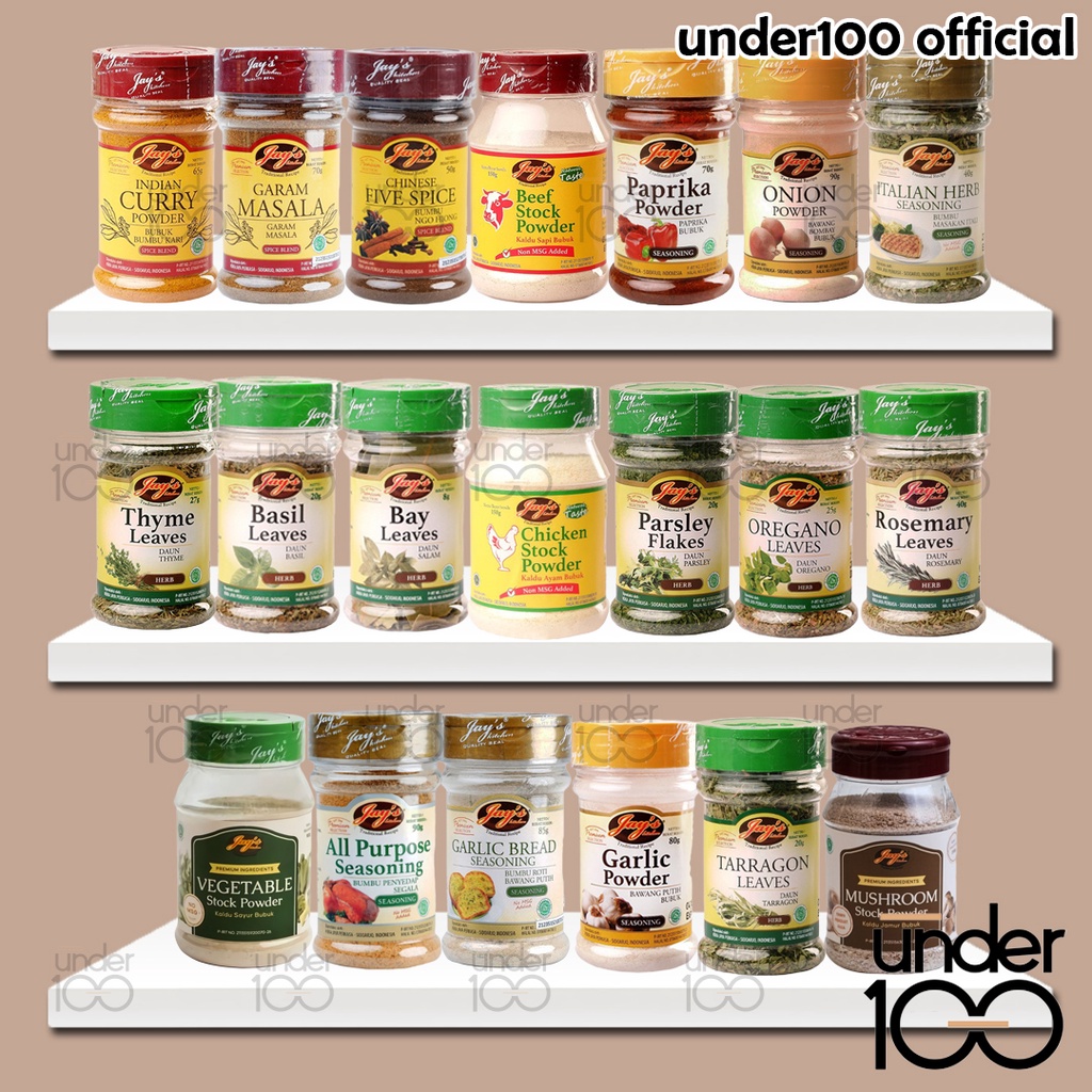 Jual UNDER100 Jay's Jays Kitchen Oregano | Rosemary | Basil | Parsley ...