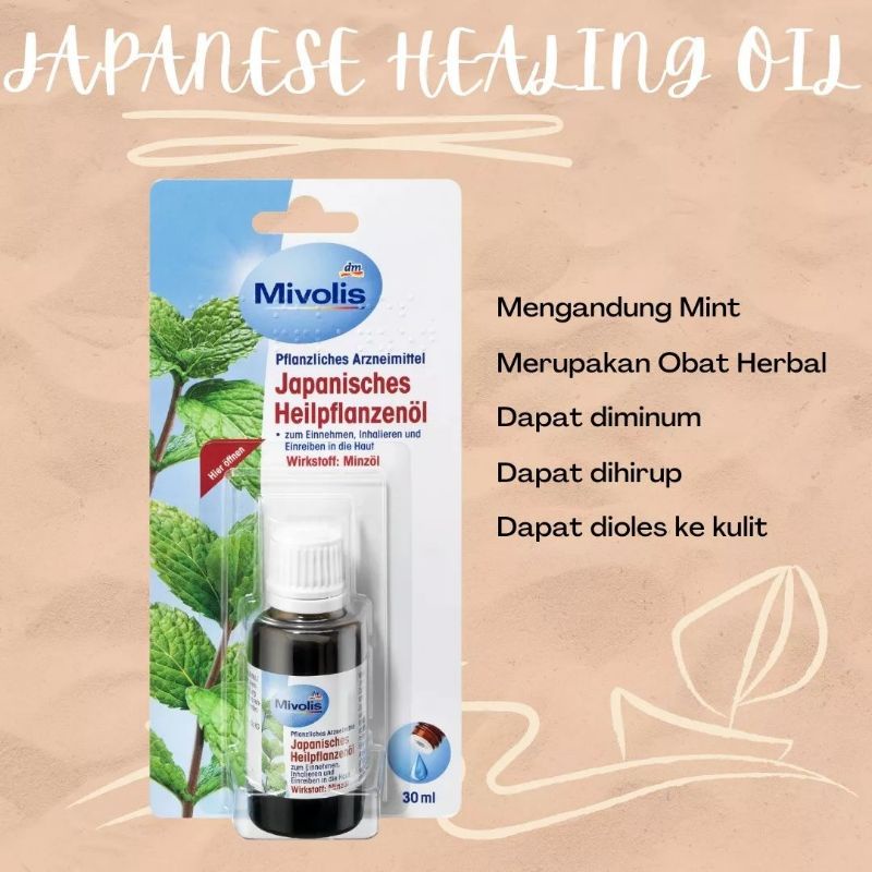 Jual Mivolis Japanese Healing Oil, 30ml | Shopee Indonesia