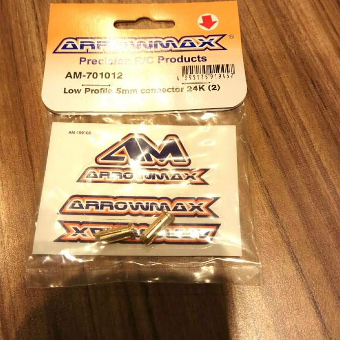 Jual Am-701012 Arrowmax Low Profile 5Mm Connector 24K (2) | Shopee ...