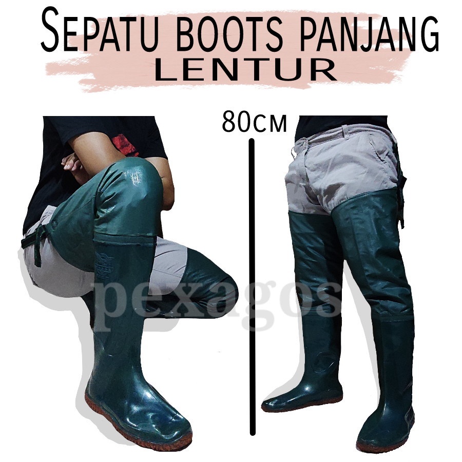 Jual SEPATU BOOT PANJANG PETANI SAWAH ANTI KEONG SEPATU BOT KARET ...