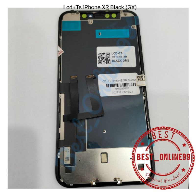 Jual Lcd + TouchScreen iPhone Xr Black Fullset - Original GX | Shopee ...