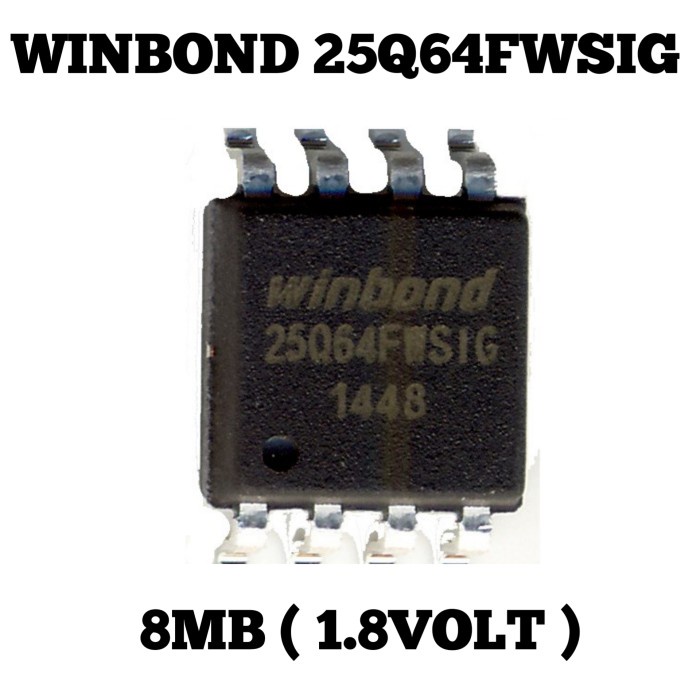 Jual IC SPI Flash 8Mb Winbond 25Q64 25Q64FWSIG | Shopee Indonesia