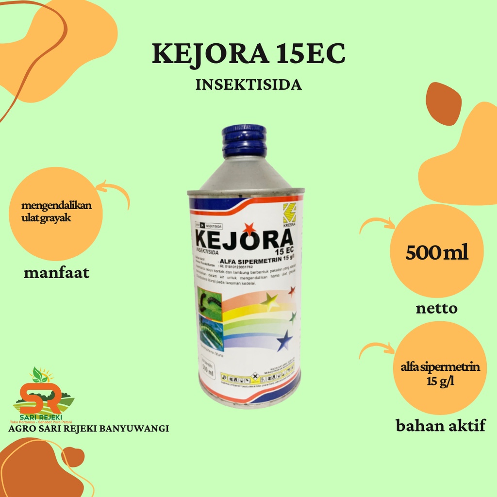 Jual KEJORA 15EC 500ML INSEKTISIDA ALFA SIPERMETRIN | Shopee Indonesia