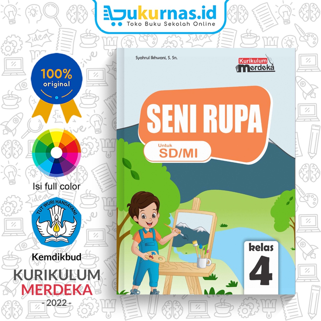 Jual Buku Siswa Seni Rupa SD/MI Kelas 4 Kurikulum Merdeka Kurmer - Syahrul Ikhwani | Shopee ...