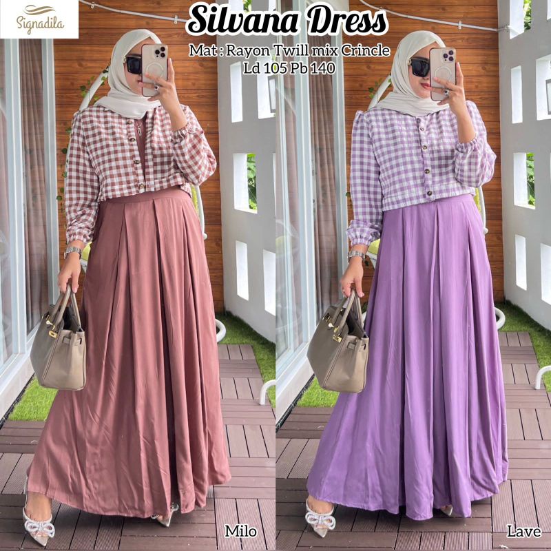 Jual SILVANA DRESS MAXY BY SIGNADILA | Shopee Indonesia