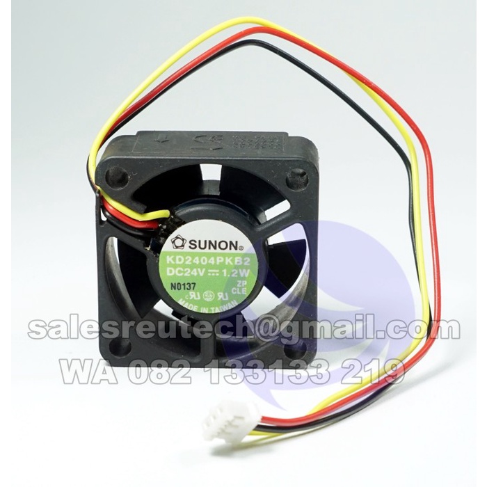 Jual Fan 24Vdc 40x40x20mm Sunon KD2404PKB2 / Fan 4cm 24Vdc 3 Kabel ...
