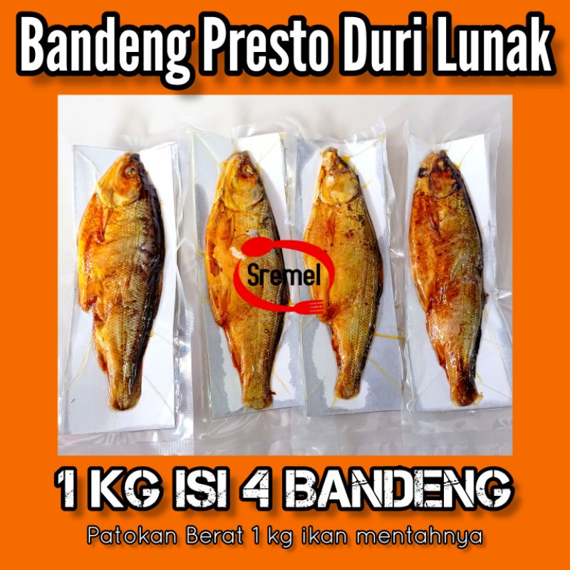 Jual Paket Bandeng Presto 1 Kg Isi 1/2/3/4/5/6/7 Ekor Duri Lunak ...