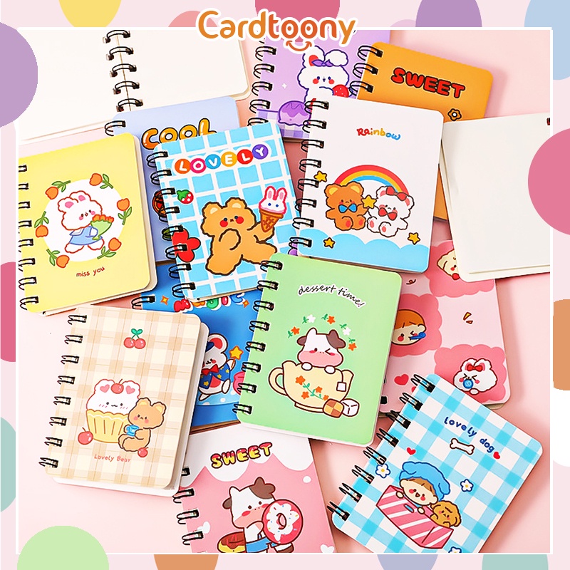 Jual Notepad Spiral A7 Diary Memo Buku Tulis Notebook Mini Catatan ...
