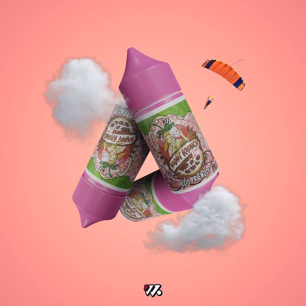 Jual Happi Krunch V3 PINK Pods Friendly 30ML by Wise Juice - Liquid ...
