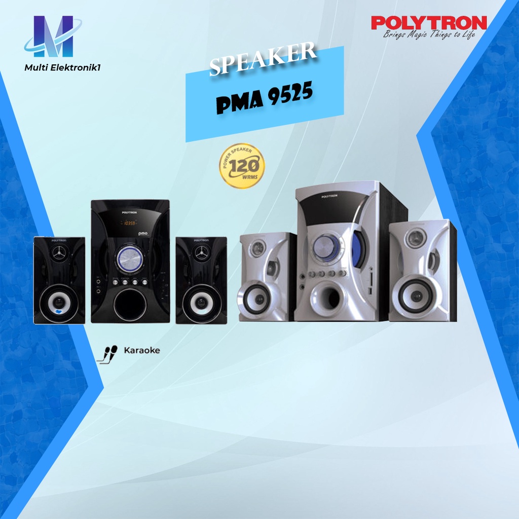 Jual SPEAKER POLYTRON PMA 9505 Bluetooth | Shopee Indonesia