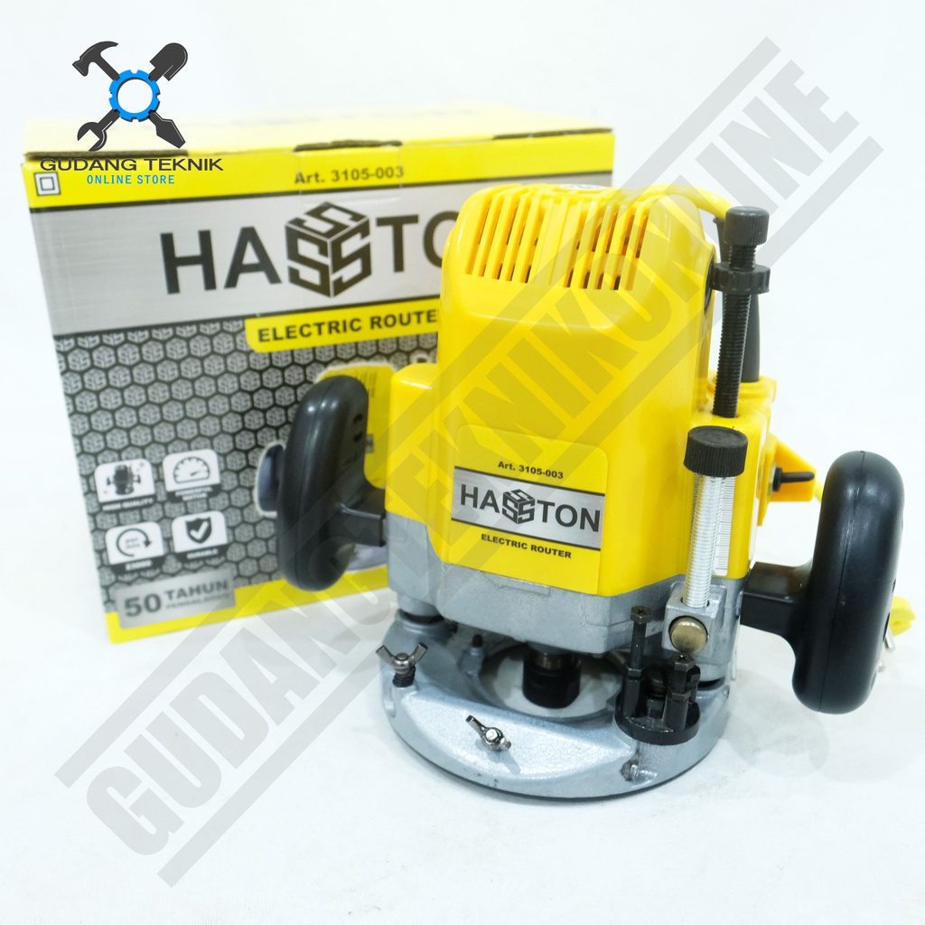 Jual Mesin Router Profil Kayu 3105-003 HASSTON PROHEX / Electric Router ...