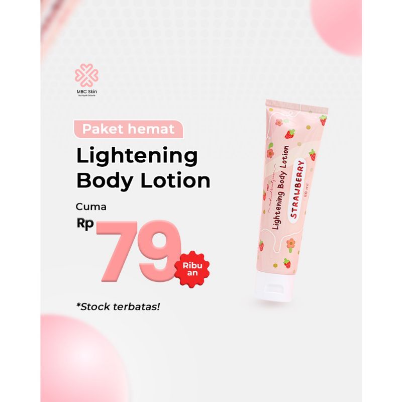 Jual MBC PAKET HEMAT LIGHTENING BODY LOTION | Shopee Indonesia
