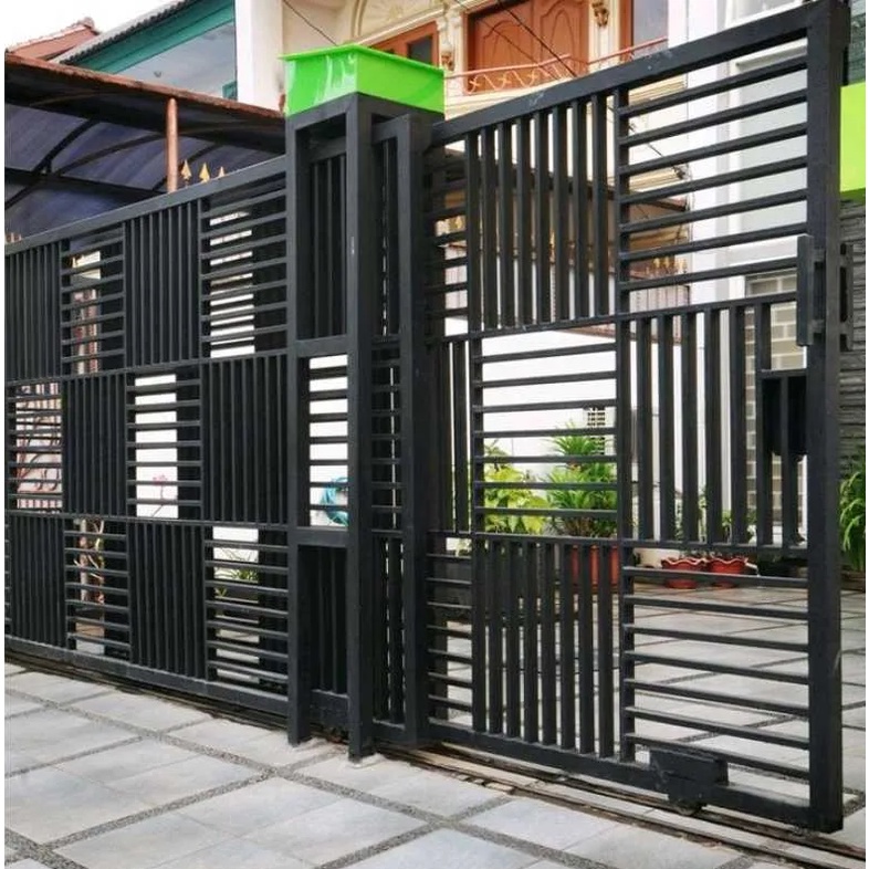Jual Pagar Besi Minimalis Kekinian Motif Simple Murah Per 10Meter ...