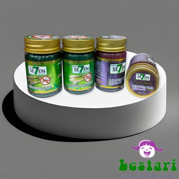Jual GREEN SEVEN MOISTURIZING HERB MASSAGE BALM/BALSEM HERBAL 15 GRAM ...