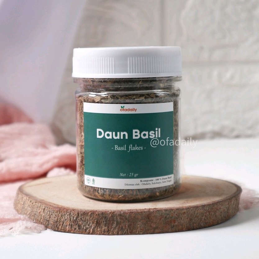Jual Daun Basil Kering giling Rempah jsr Dried Basil leaf leaves Flakes ...
