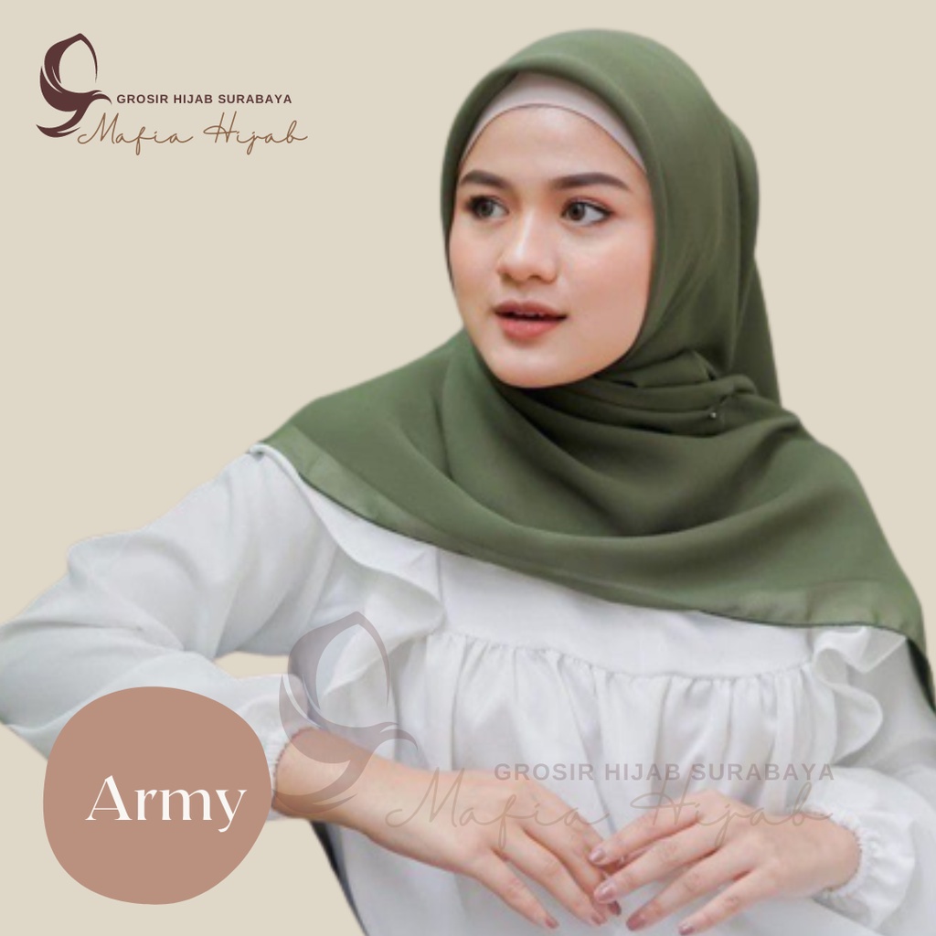 Jual { Mafia hijab } Bella square premium quality hijab bella aquare segiempat bisa cod | Shopee ...