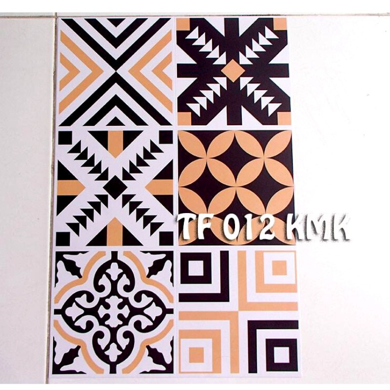 Jual STIKER LANTAI DAPUR KITCHEN TF STICKER TEGEL KAMAR MANDI ...
