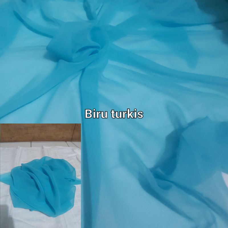 Jual Kain Chiffon Silky / Sifon Silk Polos / Bahan Chiffon Halus Tipis ...