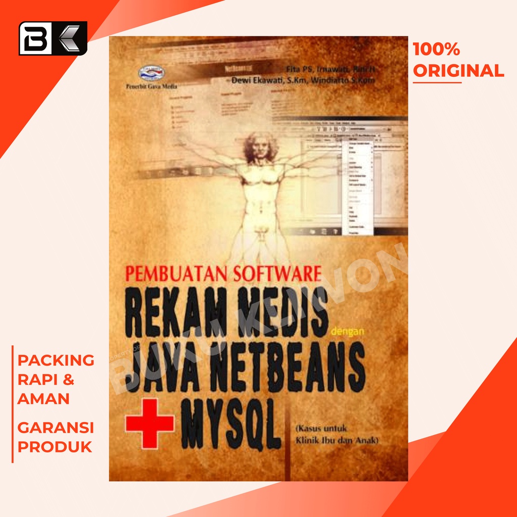 Jual Buku Pembuatan Software Rekam Medis dengan Java Netbeans + MySQL | Shopee Indonesia