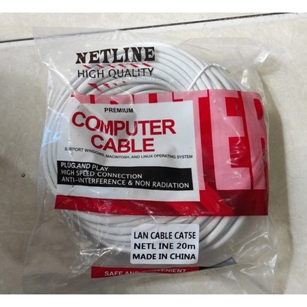 Jual RJ45 Kabel LAN Internet Cat5 Siap Pakai For Router Laptop PC Modem ...