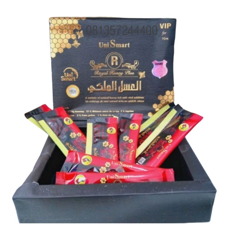 Jual madu unismart uni smart royal honey plus for him ORIGINAL madu stamina pria bukan etumax ...