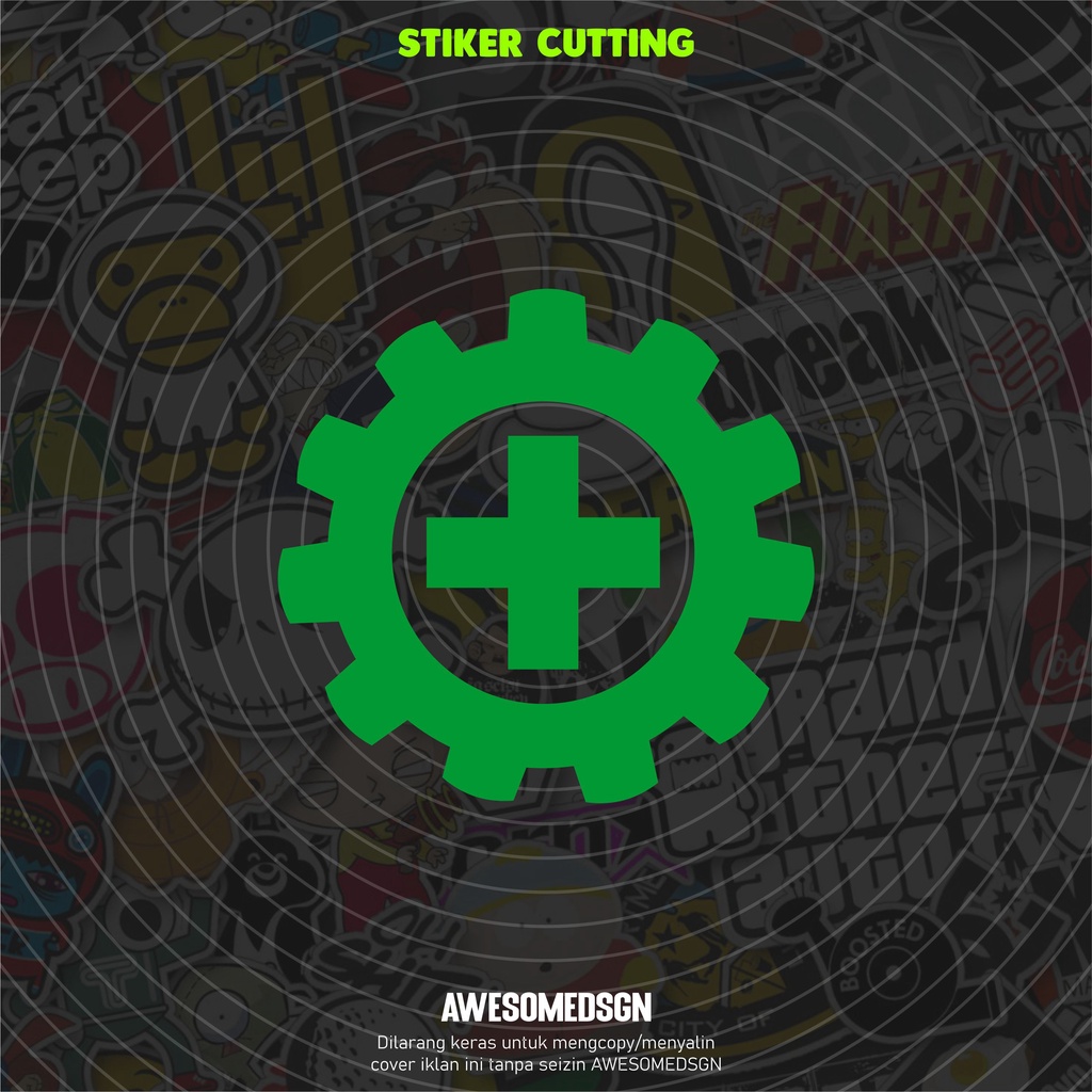 Jual STIKER STICKER CUTTING SAFETY FIRST K3 stiker logo keselamatan ...