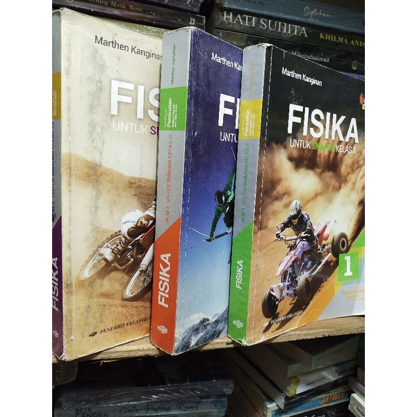Jual Buku FISIKA 1,2,3 SMA/MA KELAS X,XI,XII KELOMPOK PEMINATAN IPA ERLANGGA Marthen Kanginan ...
