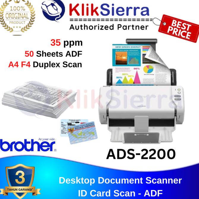 Jual BROTHER Scanner ADS-2200 [ADF] 35ppm | Shopee Indonesia