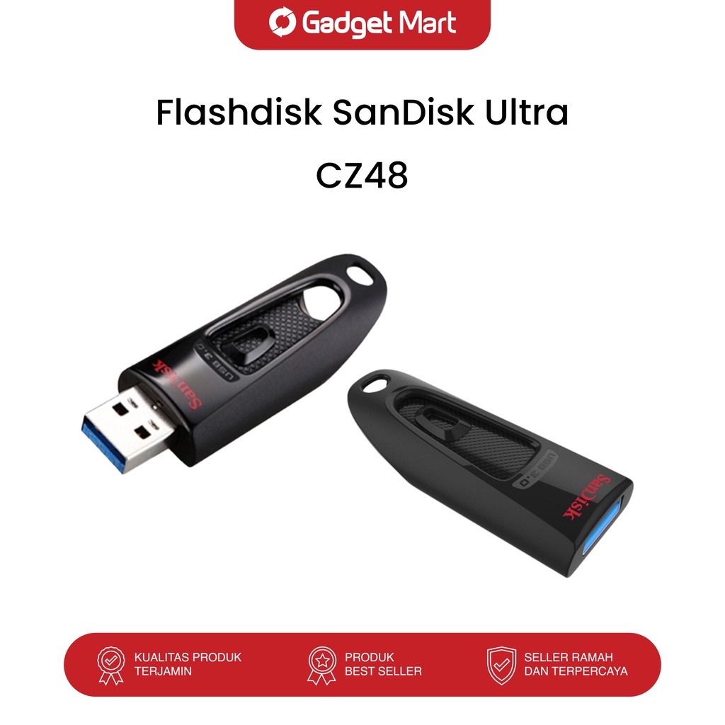 Jual Sandisk Ultra Flashdisk CZ48 USB 3.0 Flash Drive | Shopee Indonesia
