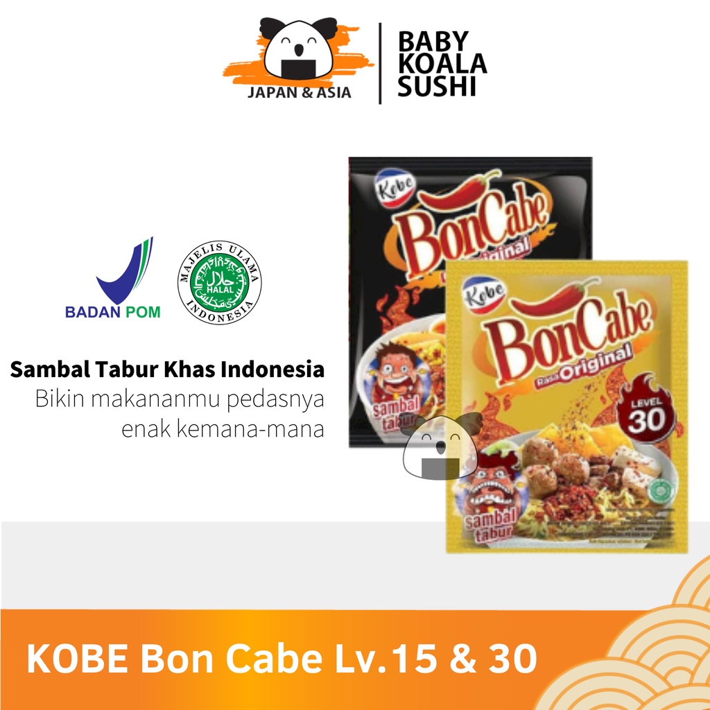 Jual KOBE BONCABE Pedas Level 15, 30 | Boncabe ROA Level 15 | Bon Cabe ...