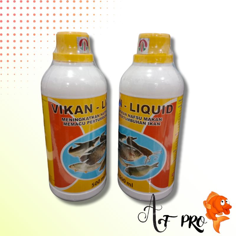 Jual VITAMIN IKAN LIQUID Meningkatkan Nafsu Makan dan Memacu Pertumbuhan Ikan 500ml | Shopee ...