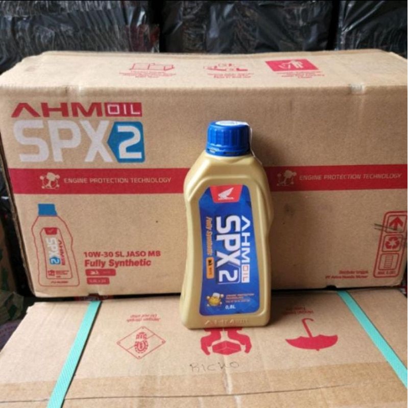 Jual Oli Mesin SPX2 Motor Matic Oil Fully Synthetic AHM Honda 8007ml 0 ...