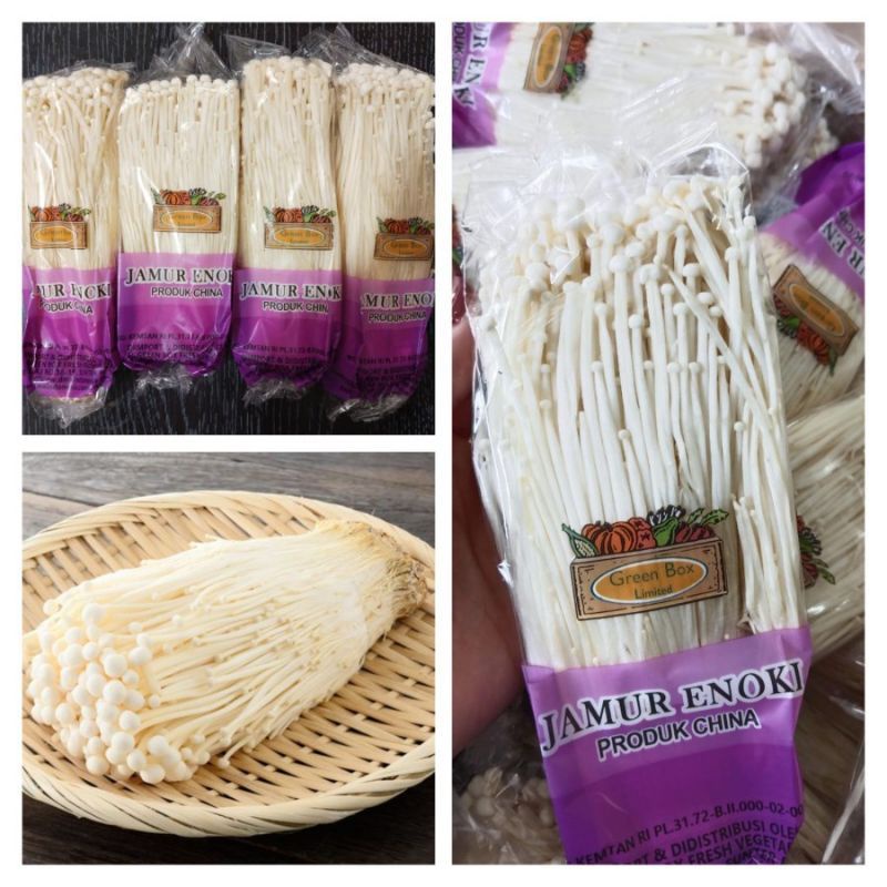 Jual Jamur Enoki 100 gr (PROMO) | Shopee Indonesia
