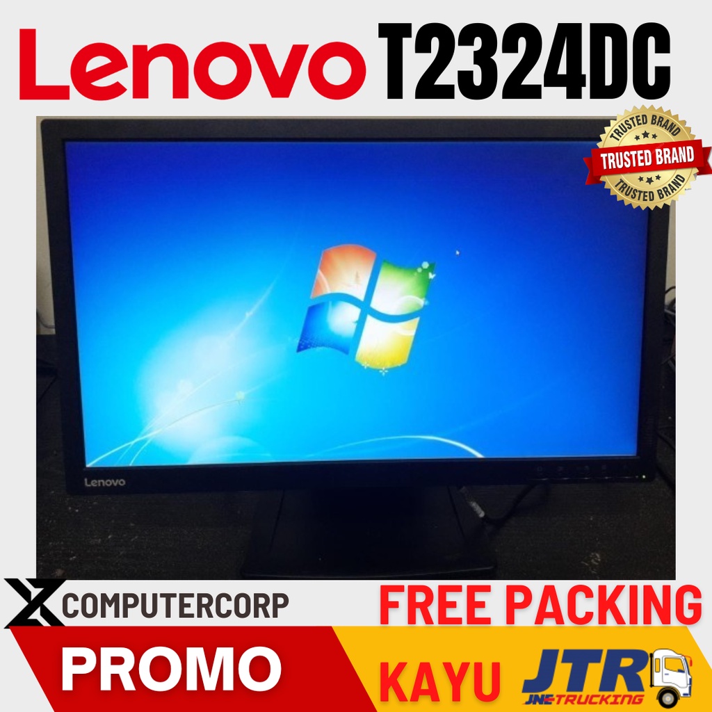 Jual LED Monitor T2324dC 23inch Lenovo ThinkVision - Second Minus Layar ...