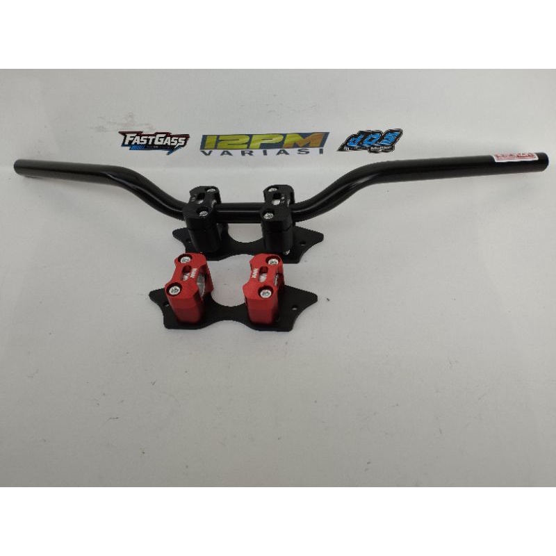 Jual Stang Rzr untuk motor Yamaha R15 V3 fulset stang+Riser+segitiga ...